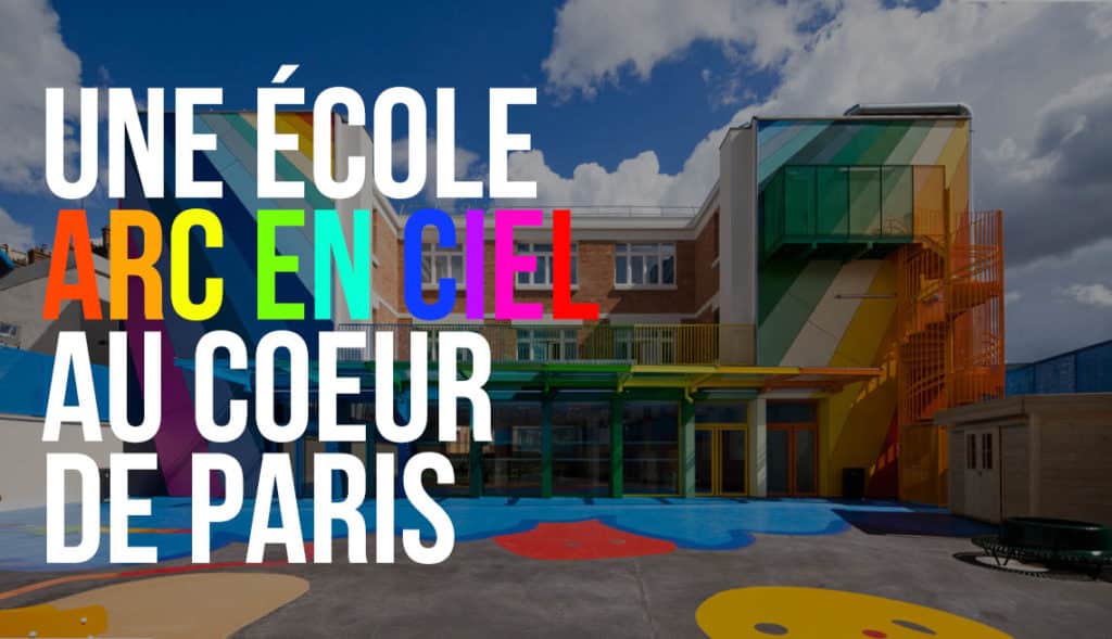 Pujol : Une école multicolore au coeur de Paris - coup de coeur Playgones
