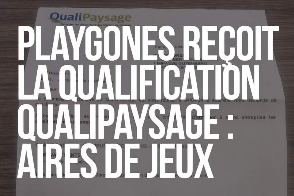 Qualipaysage Récompense Playgones Playgones Aménageur Créatif Ludique And Sportif