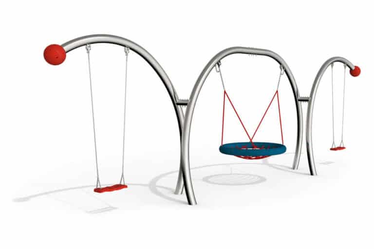 Simius 3 - Double balançoire et nid d’oiseau